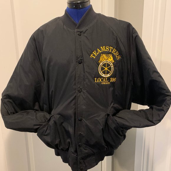 King Louie | Jackets & Coats | Vintage Mens Teamsters Bomber Jacket ...
